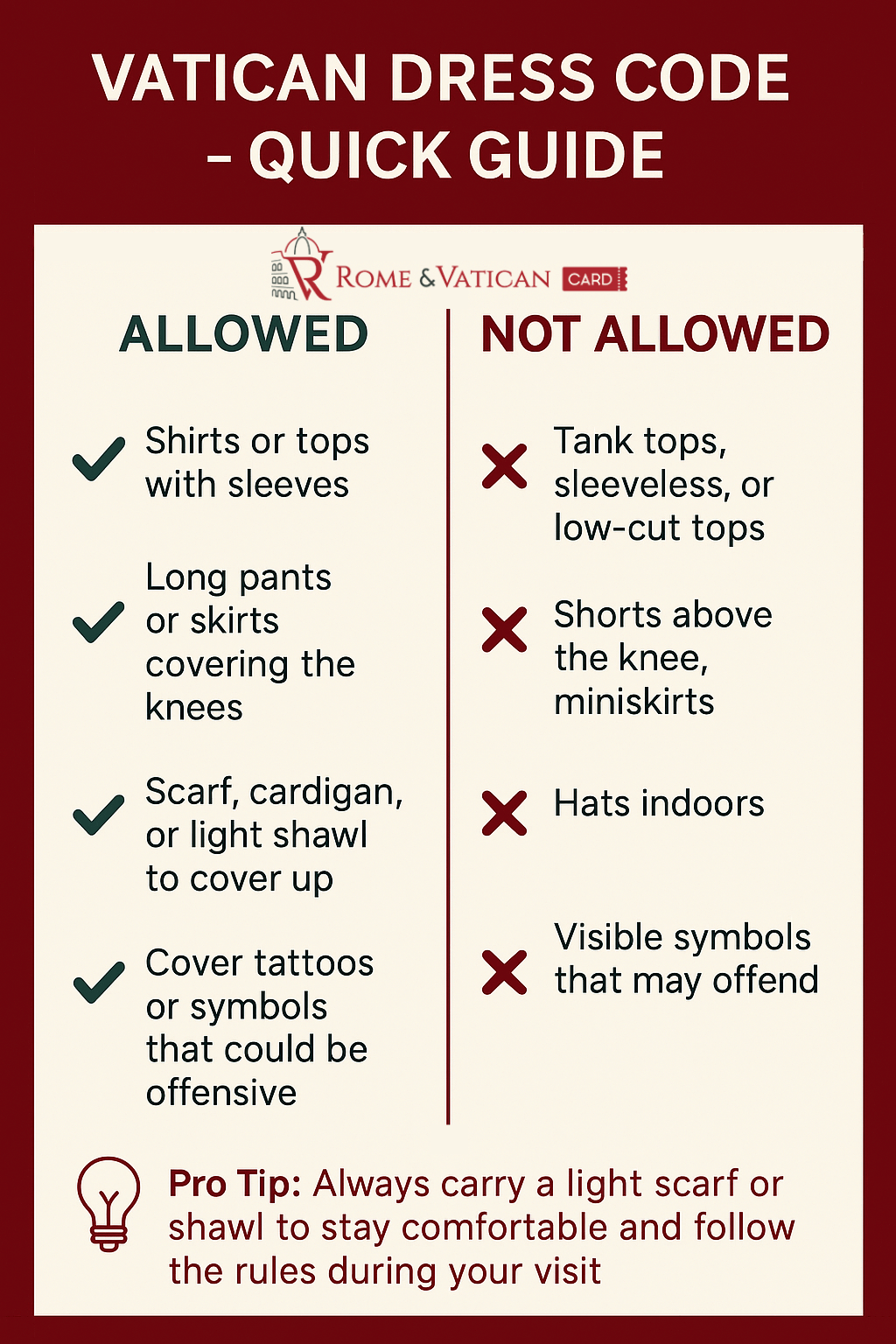 Vatican Dress Code: what to wear in the Vatican Museums - Roma and ...