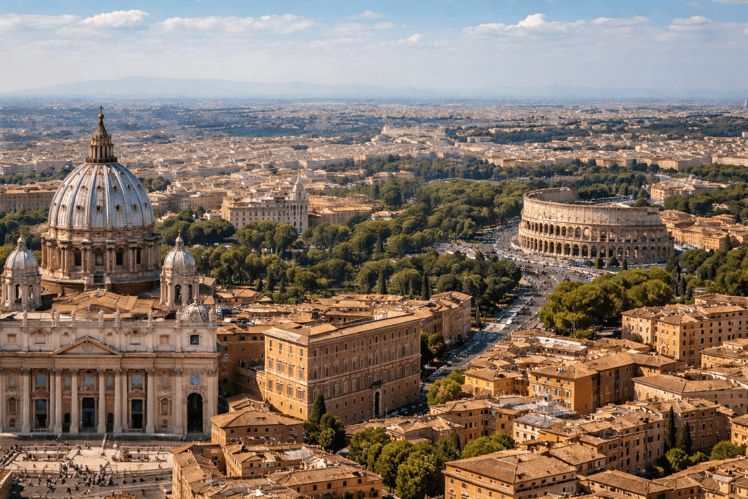 St. Peter’s Basilica to the Colosseum: Distance and Travel Tips - Roma ...